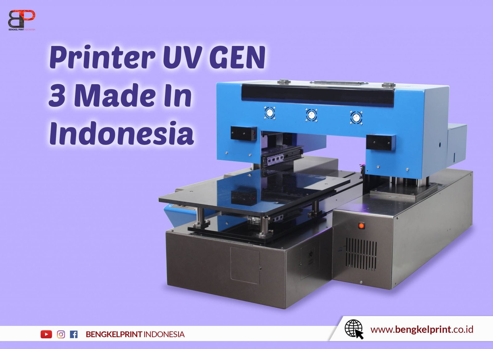Printer UV GEN 3 Produk Lokal Yang Laris Manis