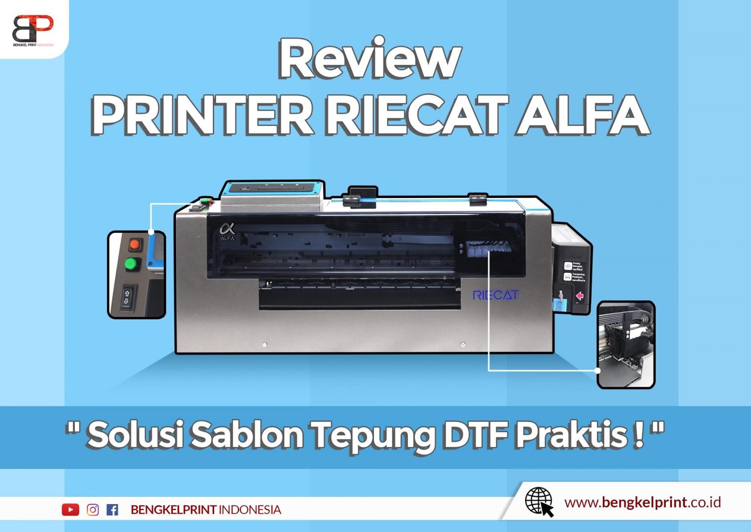 9 Kelebihan Mesin Printer RIECAT ALFA