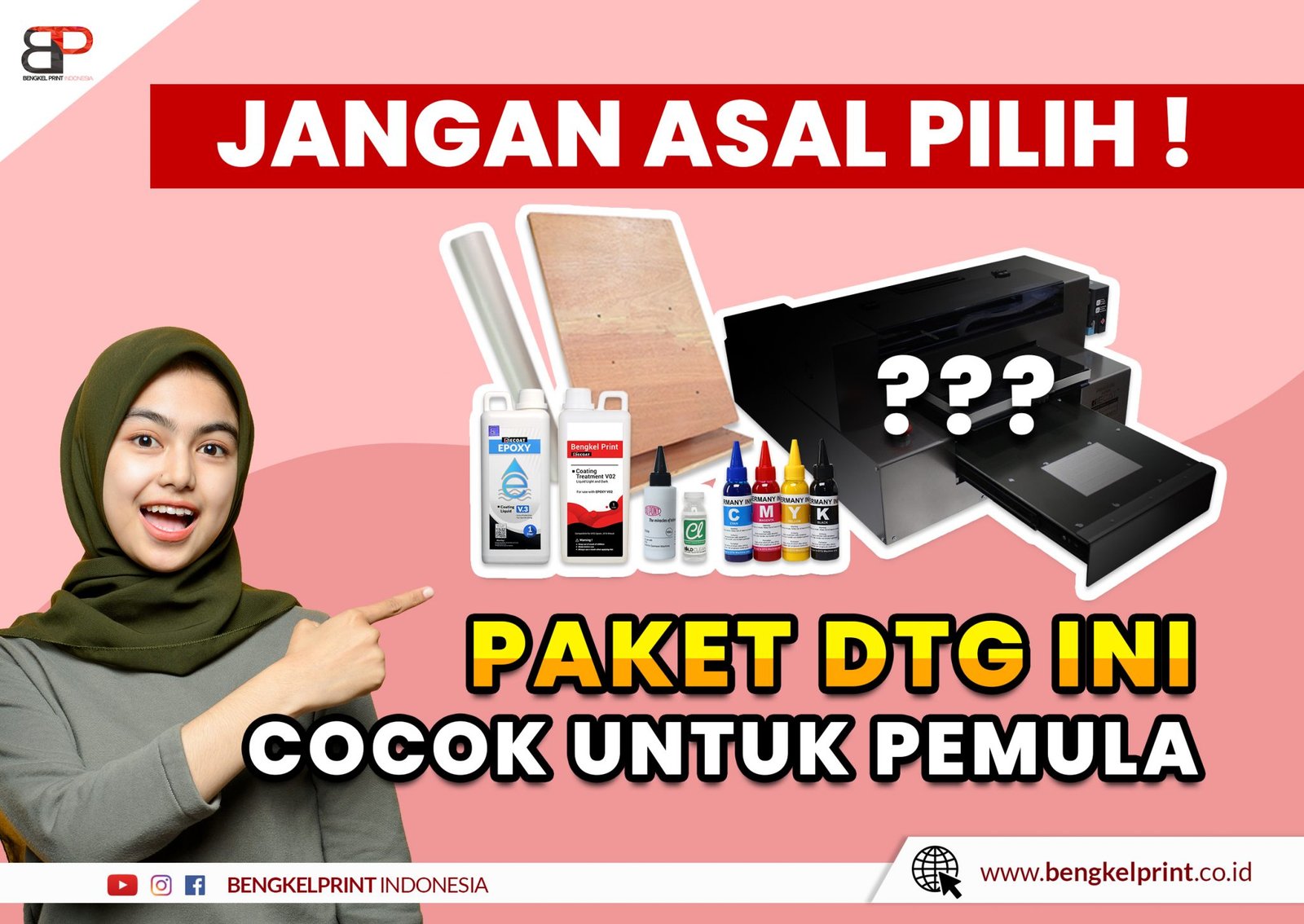 2 Paket Printer DTG Untuk Pemula Di Tahun 2021