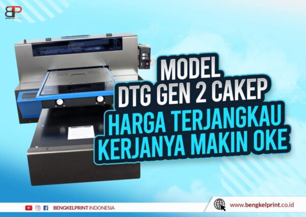 Harga Printer DTG A3 GEN 2 Plus Tray Vacum Portable