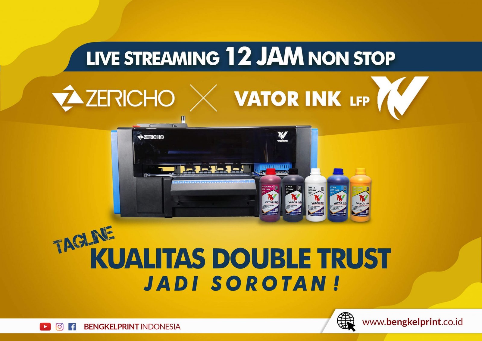 Spesifikasi Dan Fitur Mesin Printer DTF Zericho XP 600