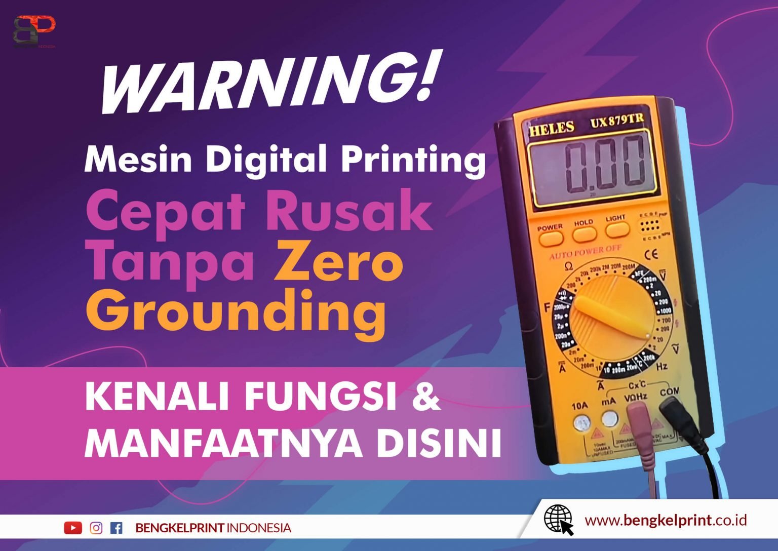 4 Fungsi Dan Pentingnya Zero Grounding Listrik – Bengkel Print Indonesia