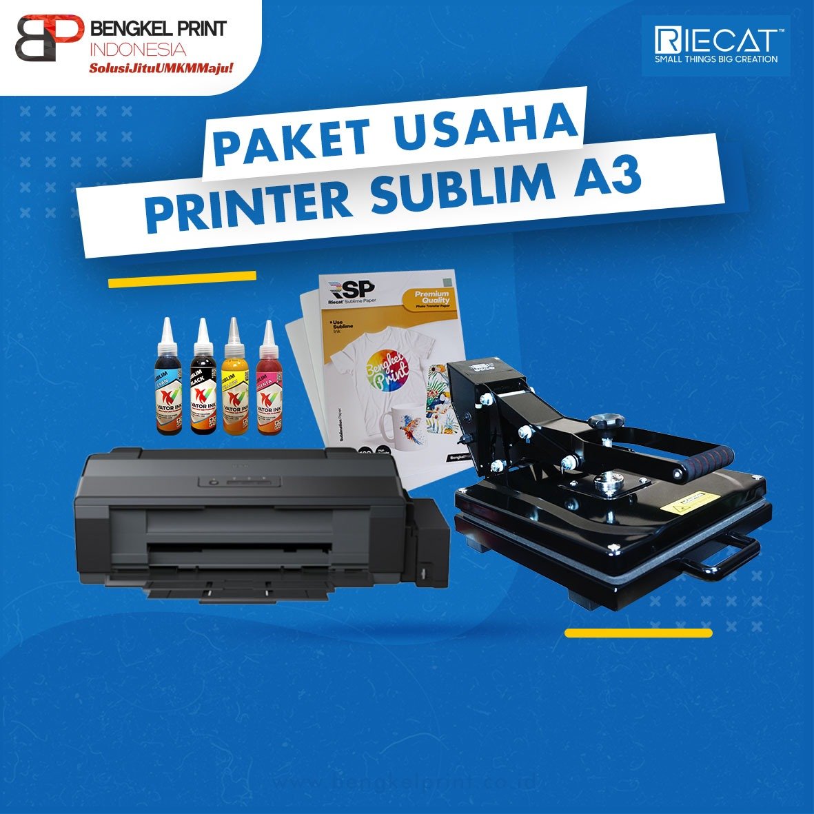 Paket Usaha Sablon Sublimasi Budget Mulai 4 Jutaan