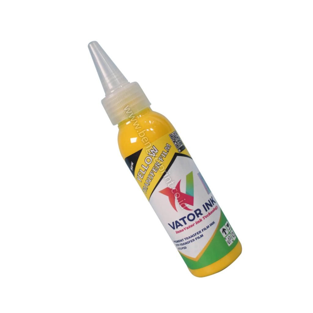 Jual Vator Ink Transfer Film DTF CMYK + White 100ml - Bengkel Print Shop